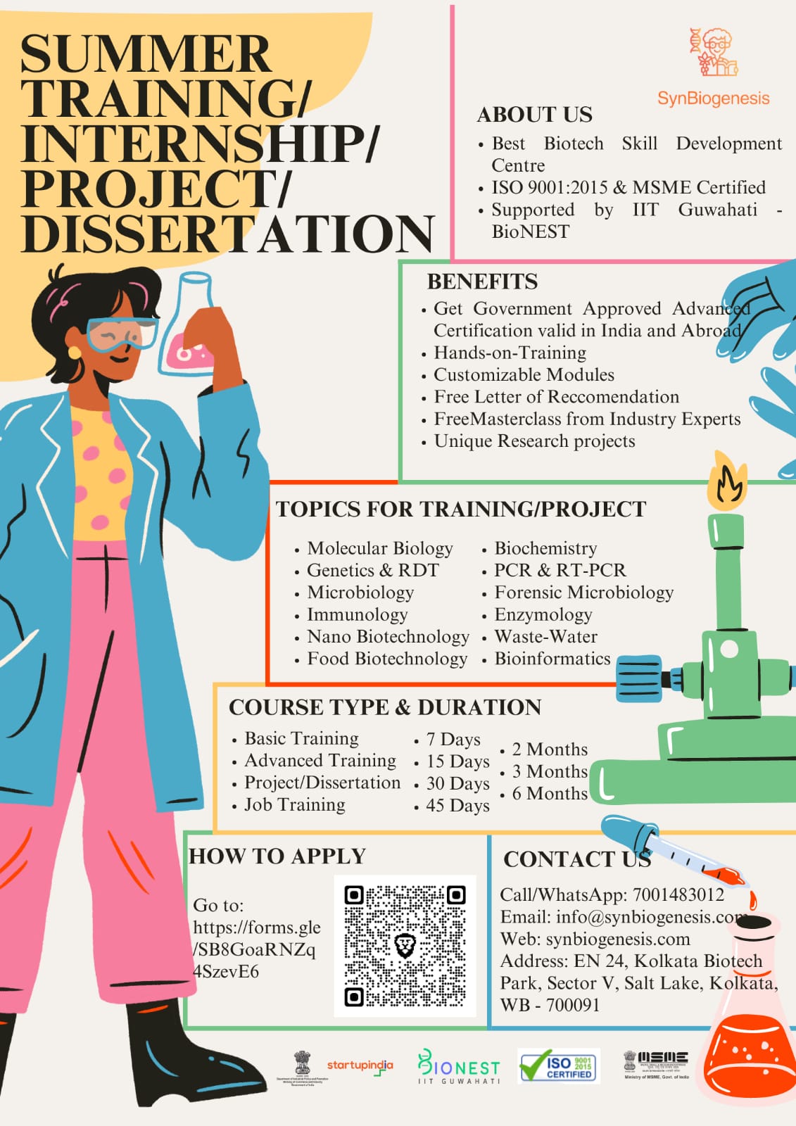 Application form - SynBiogenesis